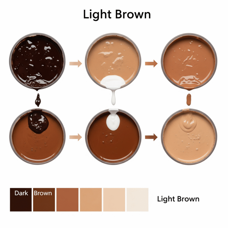 Brown Color: How to Make Light Brown Paint in 5 Easy Steps